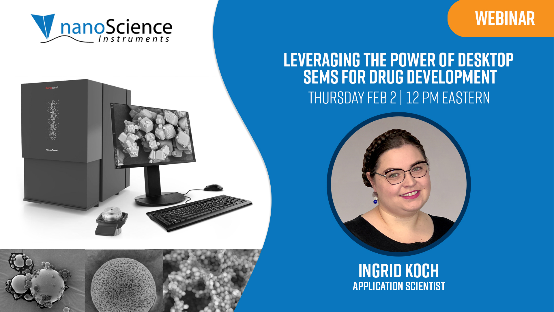 Leveraging the Power of Desktop SEMs for Drug Development | Nanoscience Instruments