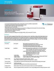 SEMPrep 2 Product Brochure | Nanoscience Instruments