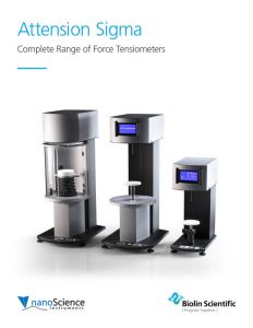 Attension Sigma Complete Range of Force Tensiometers | Nanoscience ...