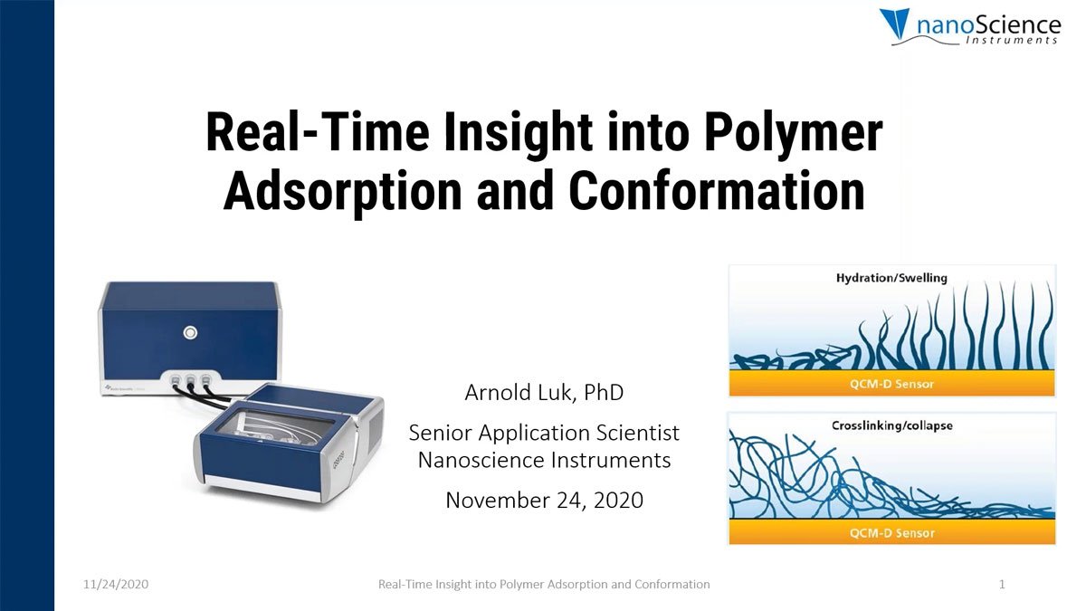 Real Time Insight Into Polymer Adsorption And Conformation