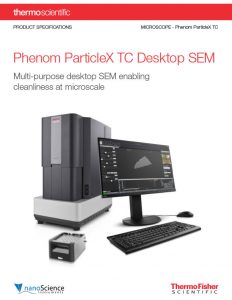 Phenom ParticleX TC Desktop SEM | Nanoscience Instruments
