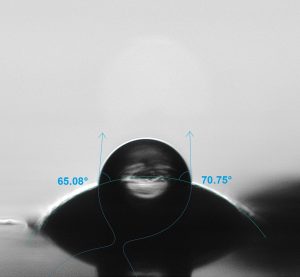 Wettability Analysis of Small Surfaces with Picoliter-Sized Droplets ...