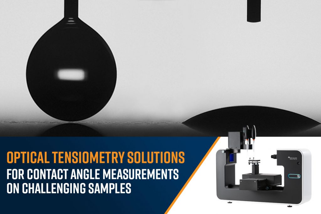 Optical Tensiometry Solutions for Contact Angle Measurements on Challenging Samples ...