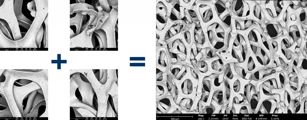 Large Area Mapping Workflows In Scanning Electron Microscopy Sem Nanoscience Instruments