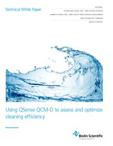 Using QSense QCM-D to Assess and Optimize Cleaning Efficiency | Nanoscience Instruments