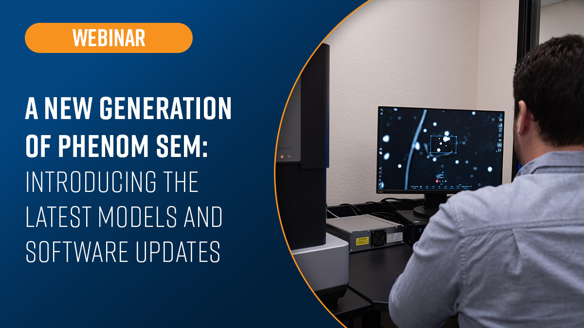 A New Generation of Phenom SEM: Introducing the Latest Models ...